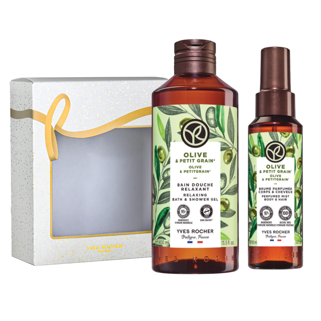 Olive & Petitgrain Duo Gift Set - Yves Rocher Jordan