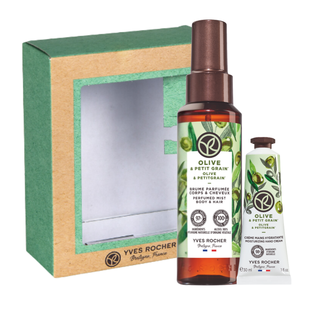 Olive & Petit Grain Duo Self Care Set - Yves Rocher Jordan