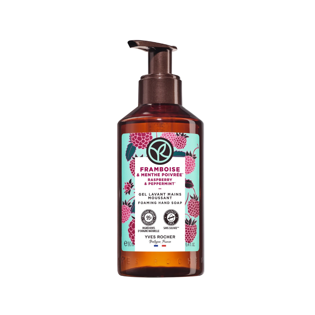 Raspberry & Peppermint Foaming Hand Soap - Yves Rocher Jordan